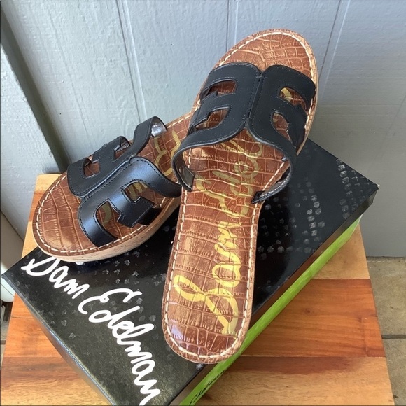 Sam Edelman | Shoes | Sam Edelman Platform Wedge Slide Sandal New ...